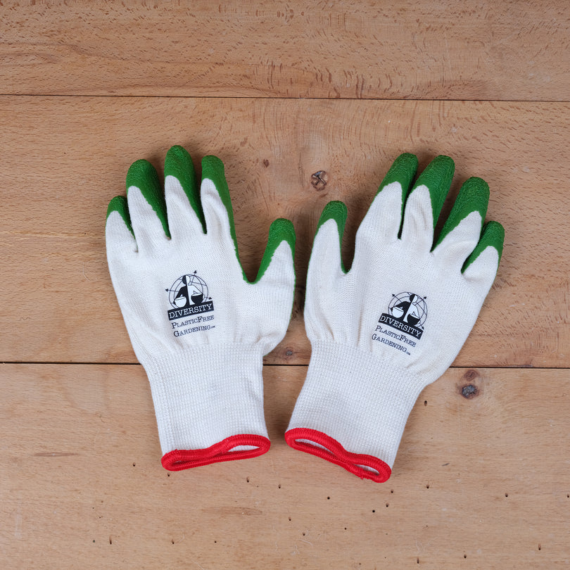 Gardening Gloves - Natural Rubber - Organic Cotton - Sustainably ...